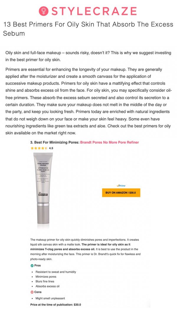 13 Best Primers For Oily Skin That Absorb The Excess Sebum in Stylecra ...